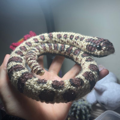 Ball Python Plush PDF Crochet Pattern - Etsy