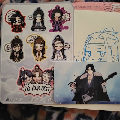 Bingqiu and Moshang Double Sided SVSSS Acrylic Charms - Etsy