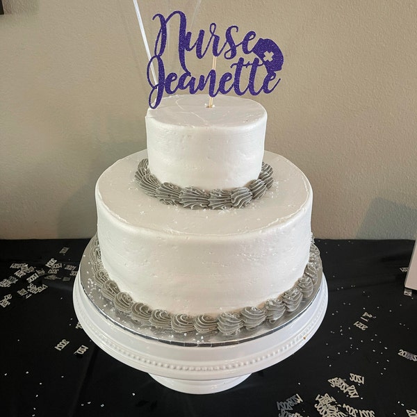 Nurse Graduation Glitter Centerpiece Sticks: RN, BSN, 2026 - Etsy