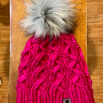 THE EVERWEAVE BEANIE Knitting Pattern, Knit Hat Pattern, Super Bulky ...