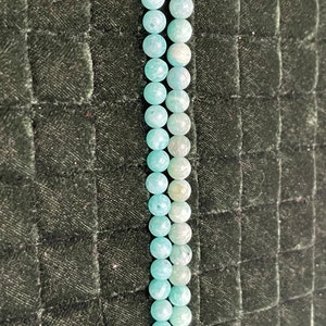 Genuine Peruvian Amazonite Gemstone Grade AAA Round 5mm 6mm 7-8mm 8mm ...