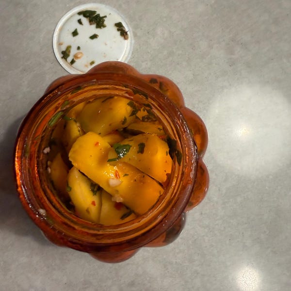Trinidad & Tobago Mango Chow: Caribbean Street Food Treat - Etsy