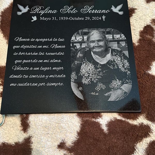 12"x6" Pet Headstone, Tombstone Laser Engraved on the Grave Marker, Pet ...