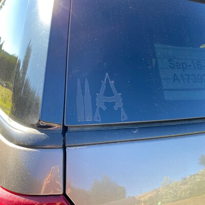 2A Bullets 2nd Amendment Vinyl Car Window or Laptop Decal - Etsy