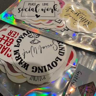 Social Worker Gift, Social Worker Stickers, Therapist Stickers, MSW ...