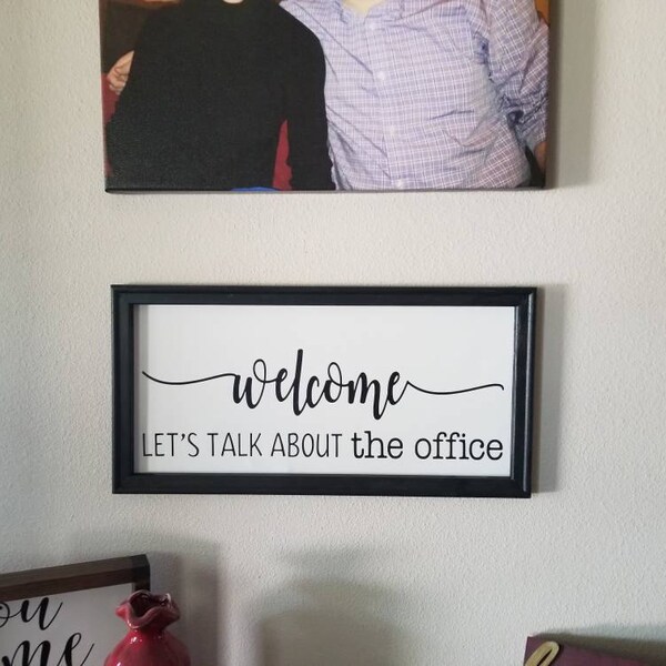 The Office Welcome Sign - Etsy