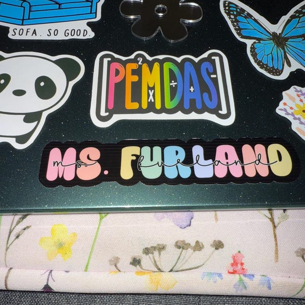 Personalized Cheer Sticker Cheerleader Name Sticker Cheer Name Sticker ...