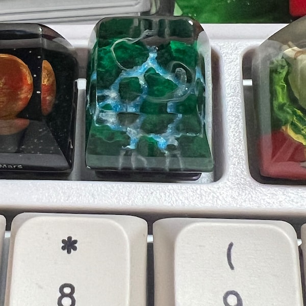 Mystery Forest Keycap, Nature Keycap, Landscape Keycap, Artisan Keycap ...