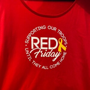 Custom Red Friday Shirt, Red Friday Shirt With Name, Until They All ...
