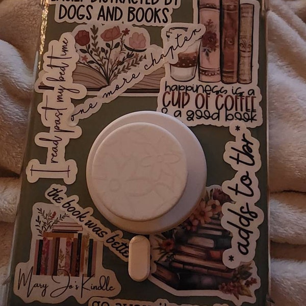 Floral Book Sticker / Open Book Sticker / Reading Sticker / Book ...