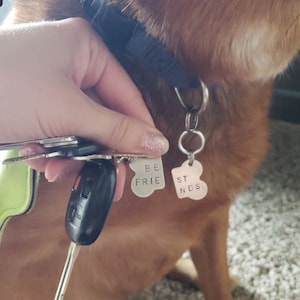 Frenemies Dog Tag Set LARGE Dog Tags Keychains Unique | Etsy