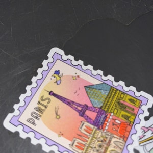 PARIS Sticker, Paris France Sticker, Paris Skyline Vinyl Sticker ...