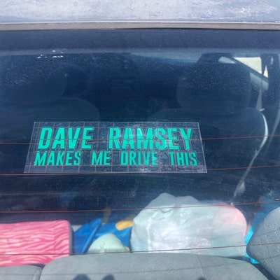 You Laugh at My Car I Laugh at Your Debt Vinyl Decal Bumper Sticker ...