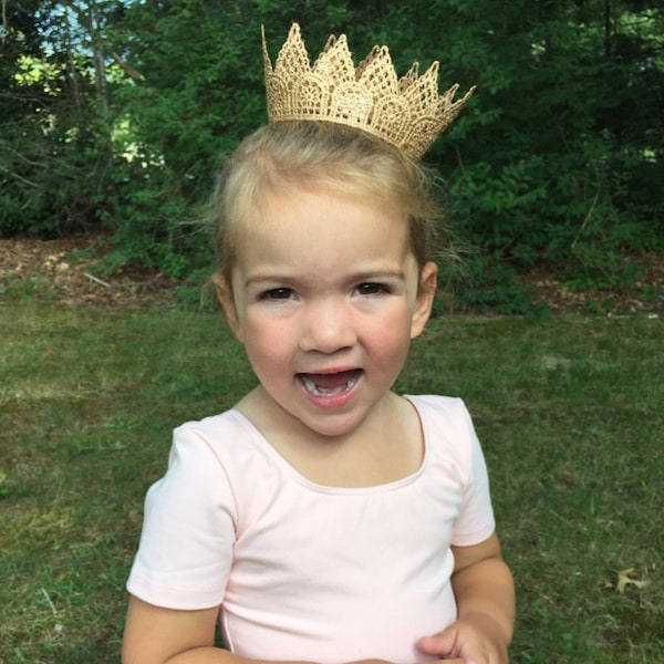 AZLYN CROWN, Dainty Crown, Gold Crown, Newborn Crown, Newborn ...