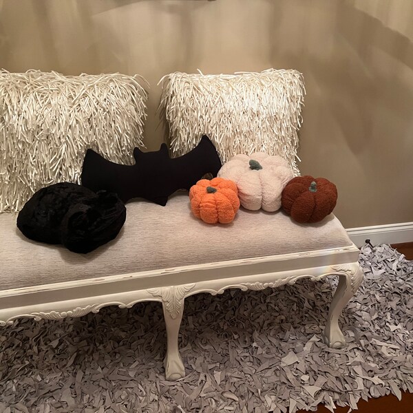 Bat Pillow, Bat Plushie, Halloween Bat Pillow, Halloween Bat Decor, Fun ...