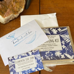 DIY Solar Printing Kit , Craft Kit , Cyanotype , Kit , Solar Printing ...