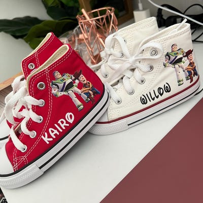 Custom Stitch Converse for Kids - Etsy