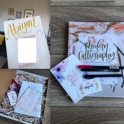 Modern Calligraphy KIT: Includes 1 Book and 2 Pens plus Bonus Dual ...