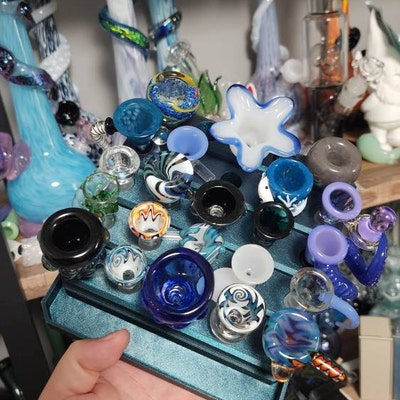 3D Printed Bowl Display Stand With Downstem Holders and Storage Tray - Etsy