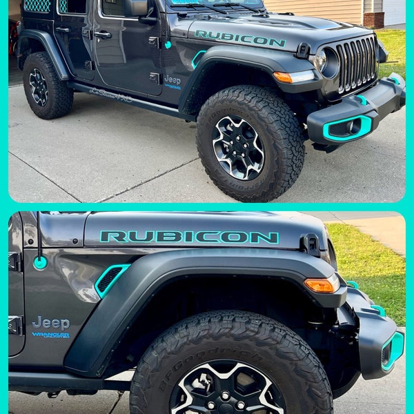 Fits 2019-2025 Jeep Rubicon JL/JT/JK Hood Letters Vinyl Graphics - Etsy