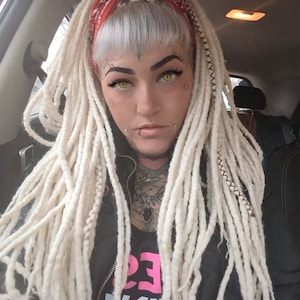 Wool Dreads Ombre forest Fairy Double Ended Wool Dread Set Dreadlock ...