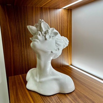 Contemporary Sculpture Statue for Interiordaughter of a Faun White ...