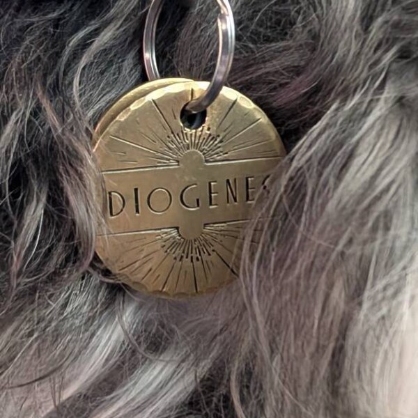 Cemetery Dog Tag Ghost Dog Tag Halloween Dog Tag Crow Raven Dog Tag Pet ...