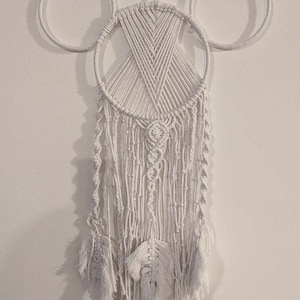 Macrame Feather PDF Pattern, DIY Macrame Leaf Macrame, Tutorial for ...