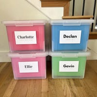 Printable Milestone Tote Labels Instant Download School File Box Labels ...