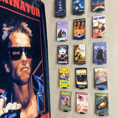 VHS Floating Shelf Wall Mount VHS Display Stand VHS Collection Display ...