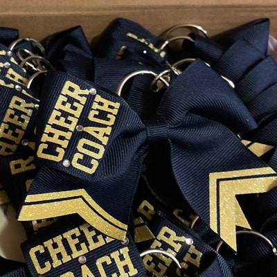Matching Set Cheer Bow large & Keychain - Etsy