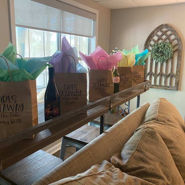 Girls Weekend Gift Bag - Girls Getaway - Gift Bag - Personalized Gift ...
