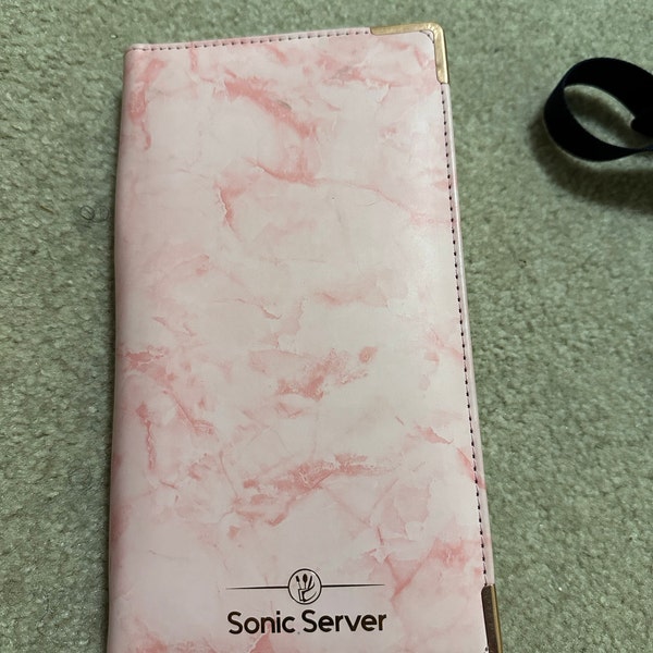 Sonic Server® Marble Style Server Book for Restaurant Waitress Waiters ...