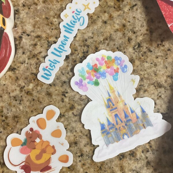 Greedy Gus Gus Transparent Sticker/ Cinderella Sketch Princess Sidekick ...