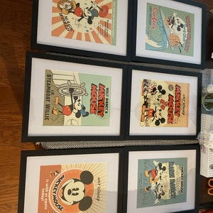 Vintage Mickey Poster, Mickey Party Decoration, Disneyland Party ...