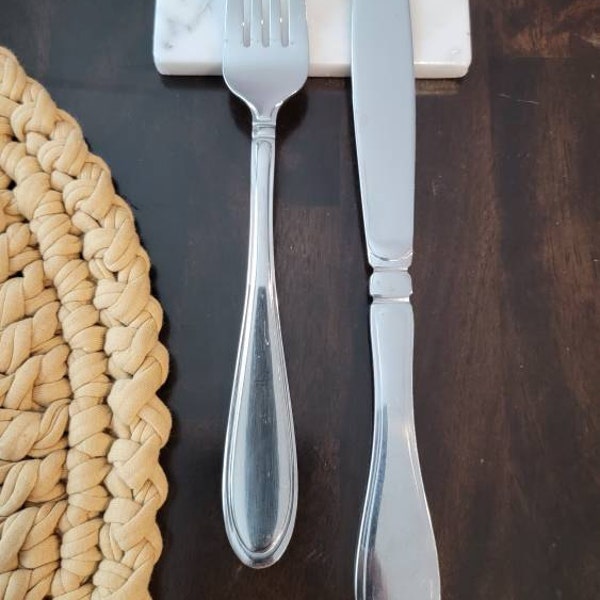 Cutlery Rest Set in White Pearl Marble (knife Holder) - Lifestyle ...