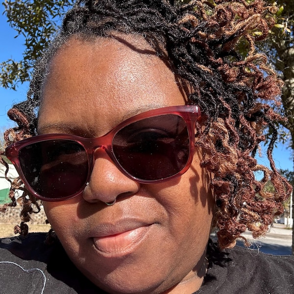 3mm Ombre Solarloc™ Extensions, 100% Human Hair, Hand-made, 10 Locs ...