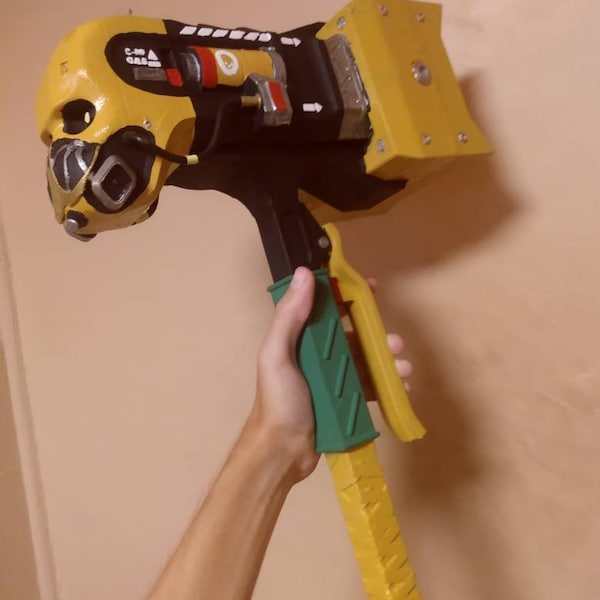 Caustic Heirloom Death Hammer Battle Royale 3D Printed Prop Toy Fan Art ...