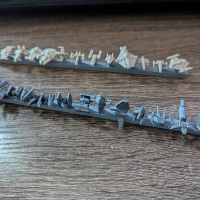 WRECKAGE Misprint Star Wars Armada Scale Starships for Wreckage - Etsy