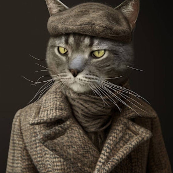 Custom Witch Pet Portrait From Photo Perfect Gothic Gift Dark Pet Gift ...