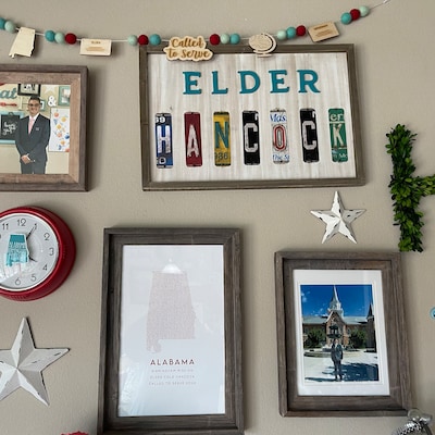 LDS Missionary Garland Banner Called to Serve LDS Mission Banner ...