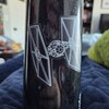 Star Wars Tie Fighter Clear Sticker Star Wars Sticker Disney Sticker ...