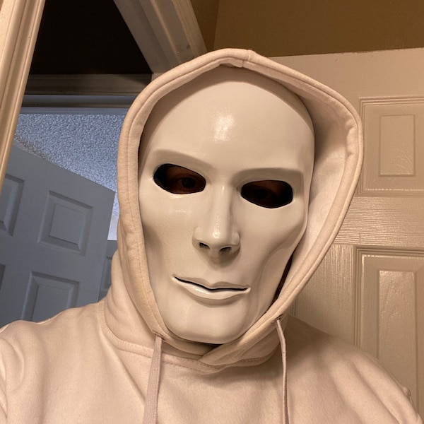 Mask John Doe Mask Bank Robber Cosplay Face Man Face Print Man Face - Etsy