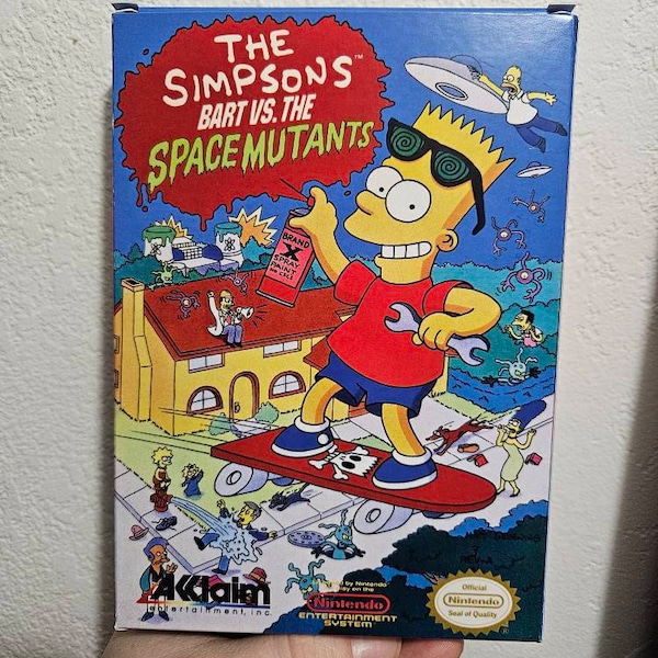 The Simpsons Bart Vs the Space Mutants | NTSC | Nintendo | NES | En ...