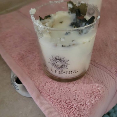 Attract Love Intention Candle Packed With Crystals, Herbs & Flowers ...