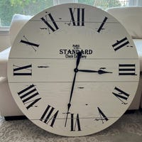 Large Wall Clock Kit With Raised Numbers - Etsy Canada