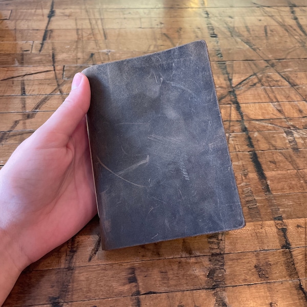 Personalized Leather Pocket Journal | Small Travel Notebook | Mini ...