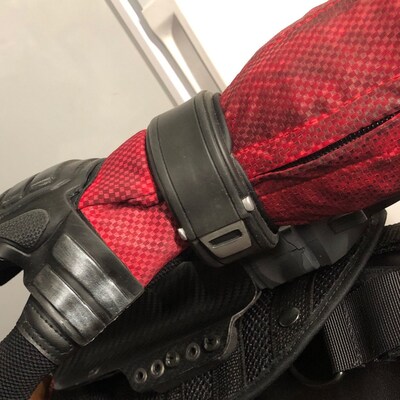 Deadpool Wrist Cuffs Movie Inspired With Magnetic Closure pair - Etsy