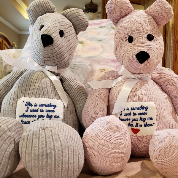 Memory Patches for Bears or Pillows - Etsy