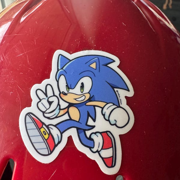 Mini Sonic Sticker - Etsy